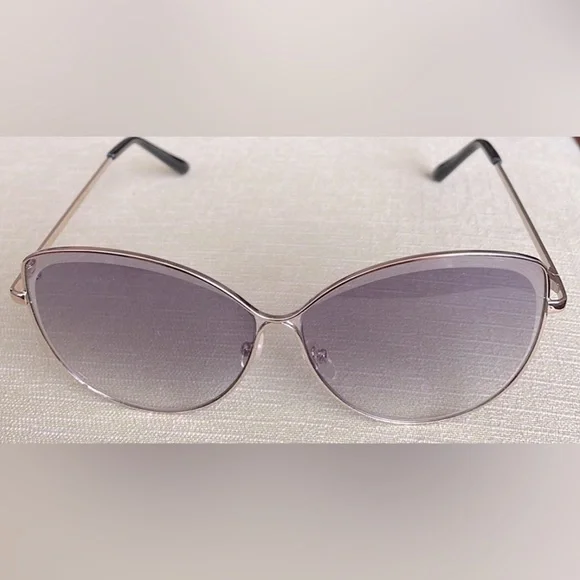 Accessories | Womens Edgecut Cat Eye Gold Medal Lilac Lenses Sunglasses ...